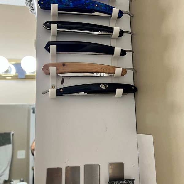Straight Razor Landing Strips - Display Rack - Etsy