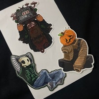 Aesthetic Skeleton Waterproof Stickers - Etsy