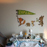 Bunny Hug Wall Decal - Etsy