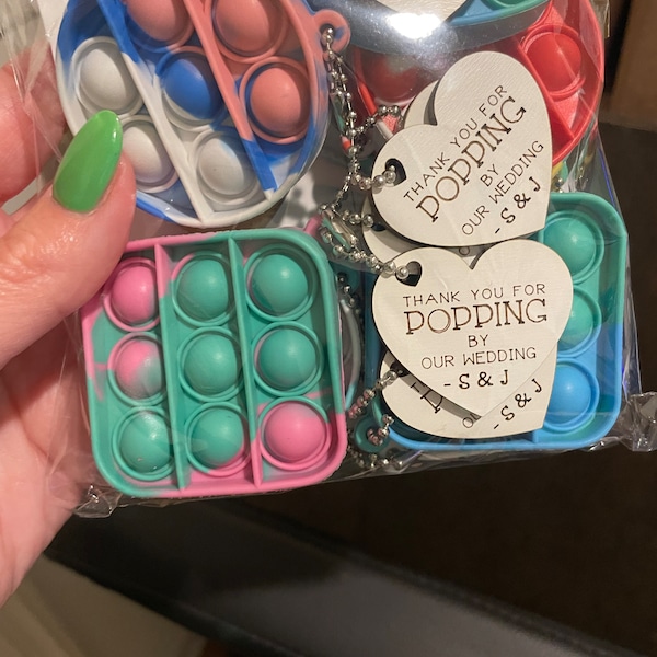 Set of Mixed Pop Its Birthday Party Favor for Kids | Non Candy ...