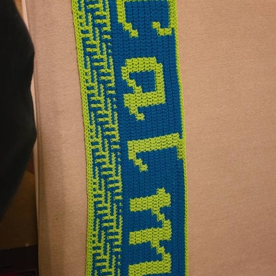 Mosaic Crochet Alphabet-large Block Font Mosaic Overlay - Etsy