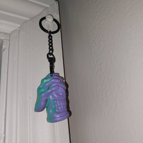Hand-painted Graffiti Art Spray Can Keychain: 3D Printed Unique Style ...