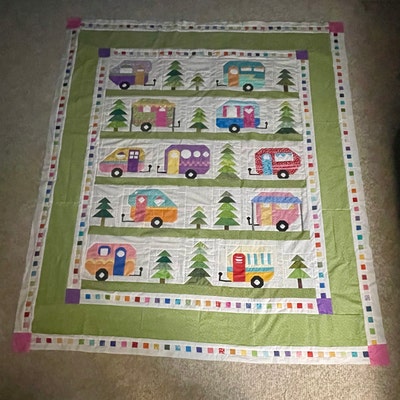 The Happy Glamper Quilt Pattern PDF Download - Etsy