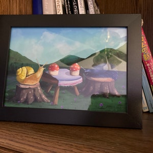 Strawberry Toad Art Print Fruit Drawing Frog Lover Art - Etsy