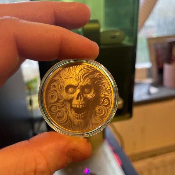 Human Skull Ornament | Unique Skull Decor | Gothic Decoration, Bone Art ...