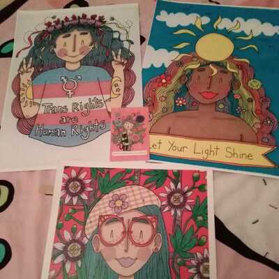 Trans Rights Are Human Rights, A4 Print - Etsy Ireland