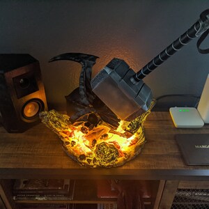 Thor Hammer Metal, Upgraded Version Thor Mjolnir, Thor Cosplay 1/1 ...