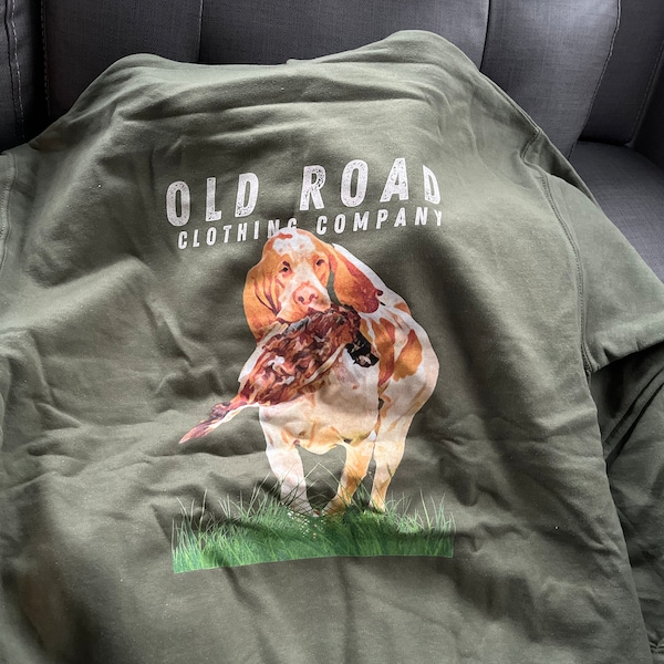 GWP Hoodie | German Wirehaired Pointer | Mens Bird Hunting Hoodie ...