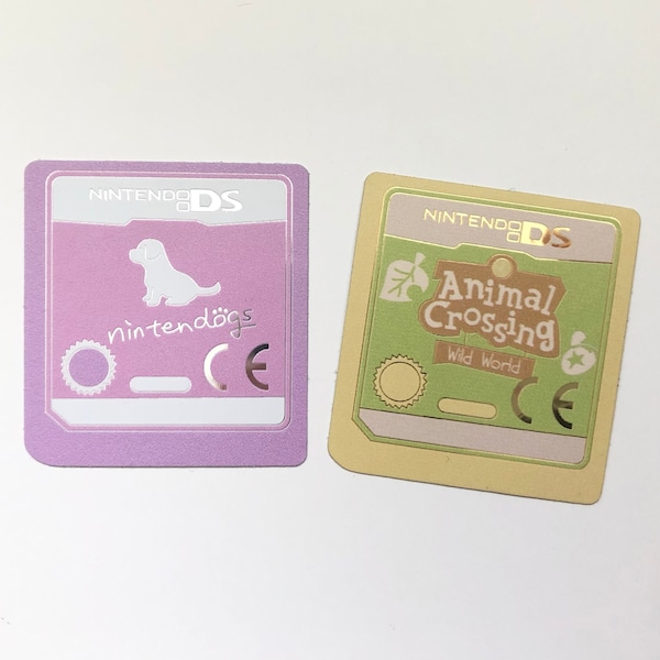 Nintendo DS Cartridge Animal Crossing Nintendogs Cute Nostalgia ...