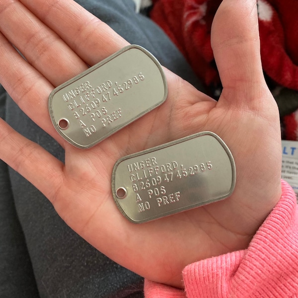 Death Stranding Cliff Unger Military Dog Tags - Etsy