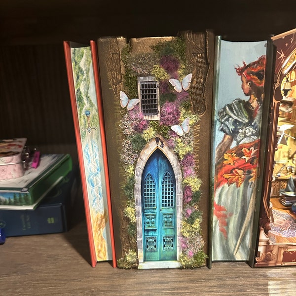 Custom Antiqued Bookshelf Insert/samples of Some Custom Creations/old ...