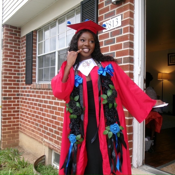 Orchids and Plumerias Graduation Lei With Sachet Bags - Etsy