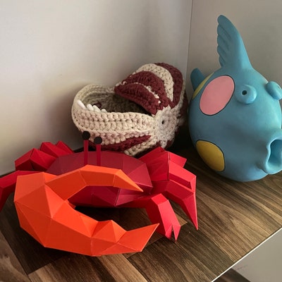 Stag Beetle Paper Model papercraft DIY Low Poly PDF - Etsy