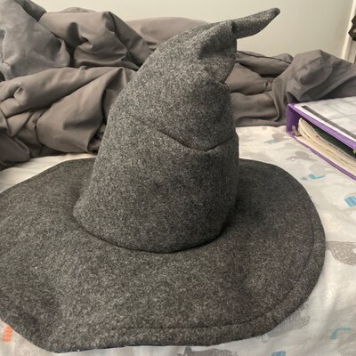 Galaxy Felt Wizard Witch Hat - Etsy