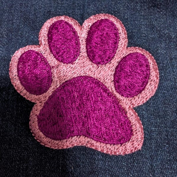 Embroidery Design Paw Print Machine Embroidery Design Dog Paw ...
