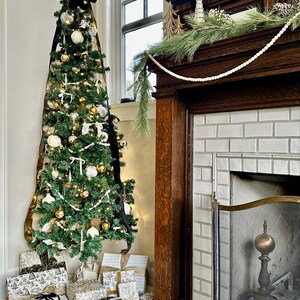 Black Toile Christmas Ornaments, Modern Christmas Decoration, Tree ...