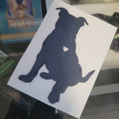 Pit Life Smiley Pittie Face Pitbull Dog Sticker W/free Pitbull Mom ...