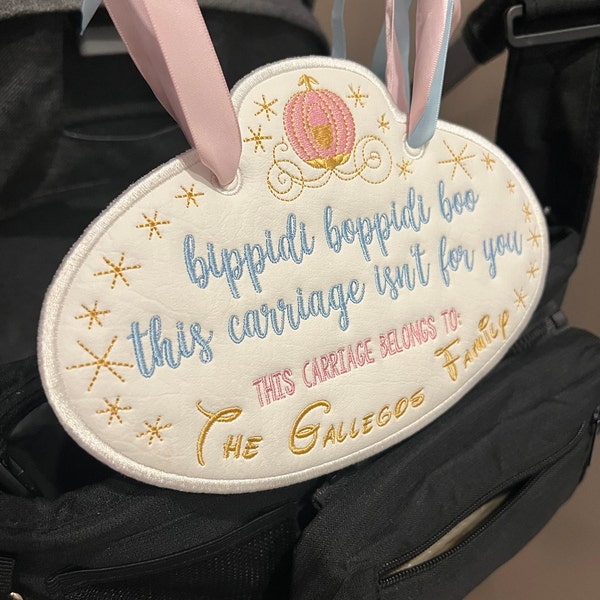 Bippidi Boppidi Boo This Carriage Isn't for You, Fun Stroller Tag ...