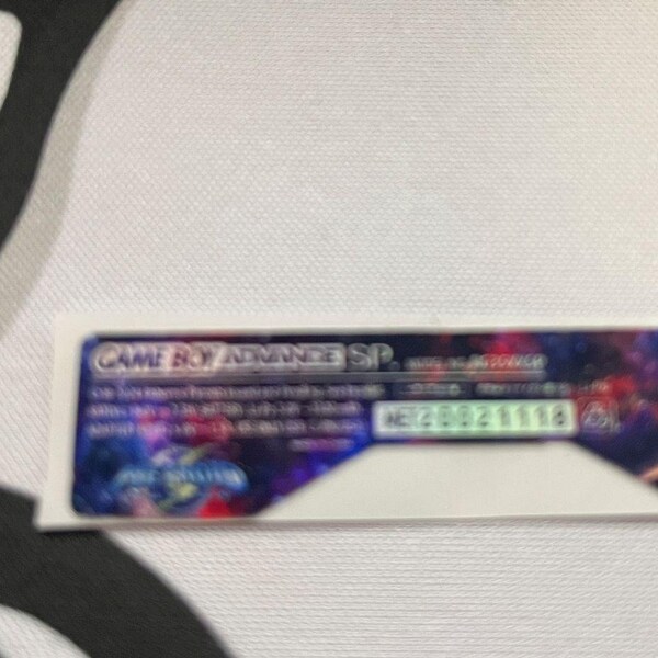 Gameboy Advance SP & Anbernic RG35XXSP Back Labels - Etsy