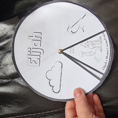 God's Promise to Abraham Spinner Wheel Abraham Craft - Etsy