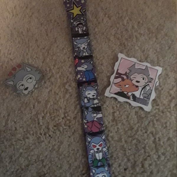 LEGOSHI LANYARD With Pin Beastars - Etsy