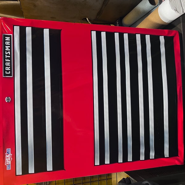 Toolbox MINI Fridge Wrap Vinyl for Garage, Mini Refrigerator Decal ...