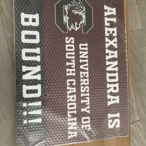 College Bound Sign Class of 2024 High School Graduation Sign Senior ...