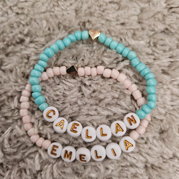 Initial Bracelet, Couple Bracelet, Lover Bracelet Custom Bracelet ...