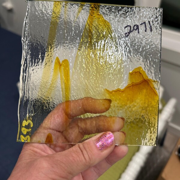 90 COE "brown Transparents" Bullseye Glass Sheets. *choice of 4 Colors ...