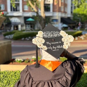 Custom Islamic Graduation Cap Hand Painted Cap 3D Highschool, College ...