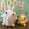 PDF Pattern Molang & Piu Piu Crochet Pattern Amigurumi Stuffed Toys ...