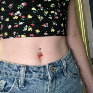 Little Star Baby Belly Button Ring 2000s Y2K Sparkly Body | Etsy