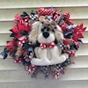 Snippy the Dog Wreath Attachment, Dog Lover/pet, Dog Wreath ...