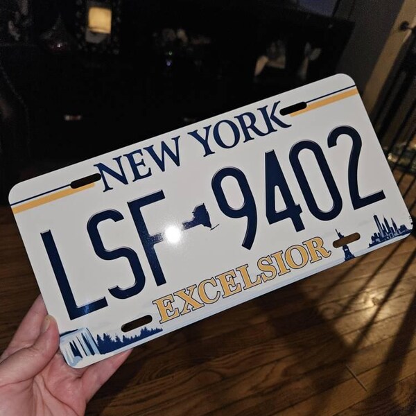 Custom New York License Plate: Personalized Car, Motorcycle, Bicycle ...