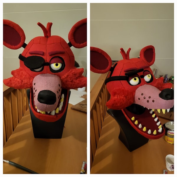 Fox Mascot Head Foam Pattern - Etsy