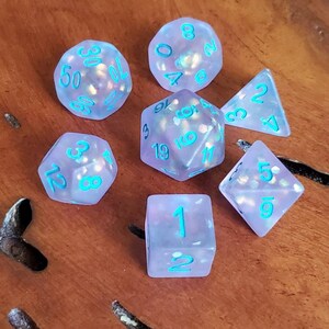 Aether Flow Translucent Dice Set for Dungeons & Dragons DND - Etsy