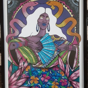 Diyosa Filipina Goddess Art Print - Etsy