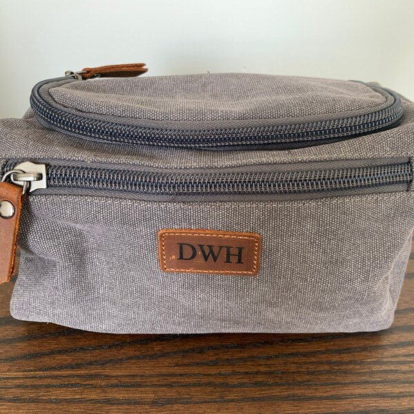 Personalized Shaving Kit Groomsmen Man Toiletry Bag Leather Dopp Kit ...
