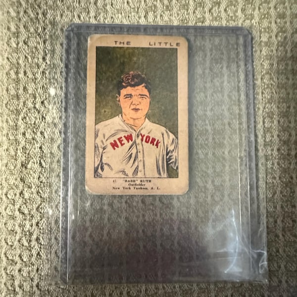 Babe Ruth 1921 American Caramel Series E121 Baseball Card – Hand-aged ...