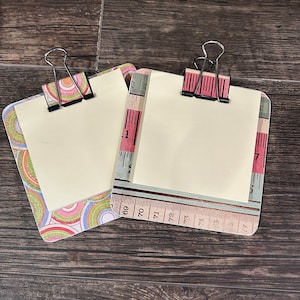 Sticky Note Holder, Mini-clip Board, Magnetic Memo Holder Assorted ...