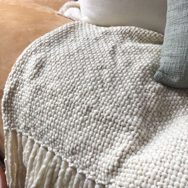 Chalina De Lana Merino XXL. Chal De Color Crudo Natural, Súper Suave ...