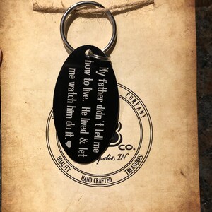 Personalized Keychain with Your Photo Add Your Handwritten Note or ...