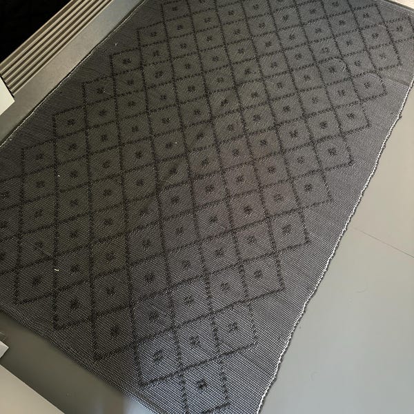 Checkerboard Camel and White 5x7 Rug , Living Room Rug, Check Area Rug ...