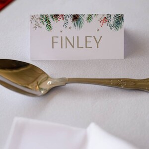 Delicate Flower Name Tag, Name Tag, Table Decor Wedding, Personalised ...