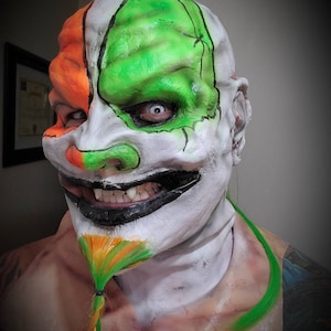 Clown Mask by DRK Studios Custom Made to Order - Etsy