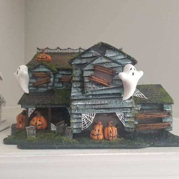 Custom Model Haunted House • Halloween Decor • Unique Handcrafted Gift ...