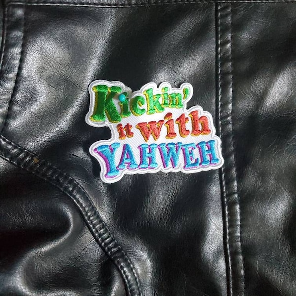 Yahweh Patch | Punk Patch | Christian Patch | Sew on | Embroidery ...