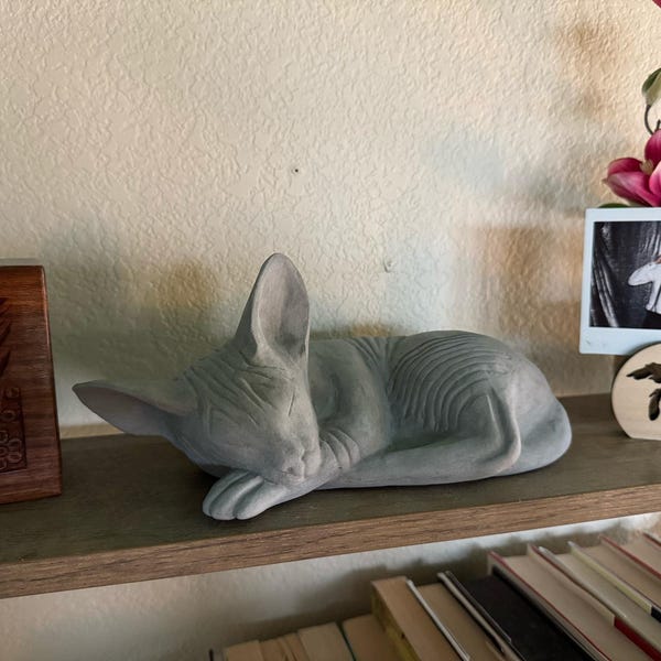 Frenchie Cremation Urn in Stoneware - Etsy