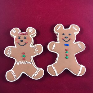Mickey Mouse Gingerbread Man Cookie and Fondant Cutter - Etsy