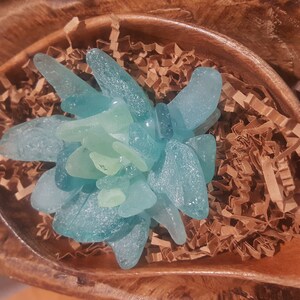11 Blue Ombre Sea Glass Tree With Starfish - Etsy